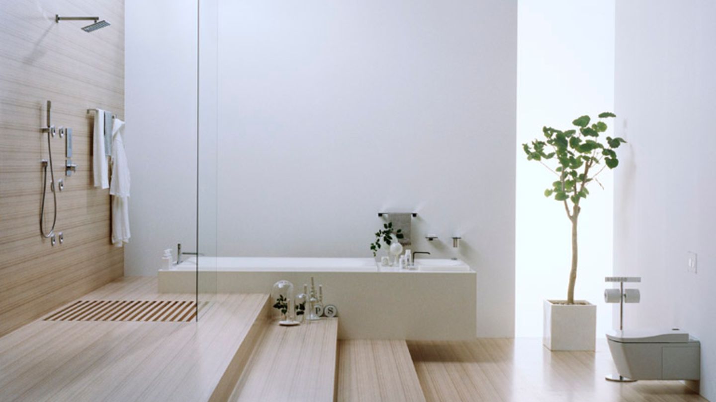 Toilette mit eingebauter Dusche - [SCHÖNER WOHNEN]