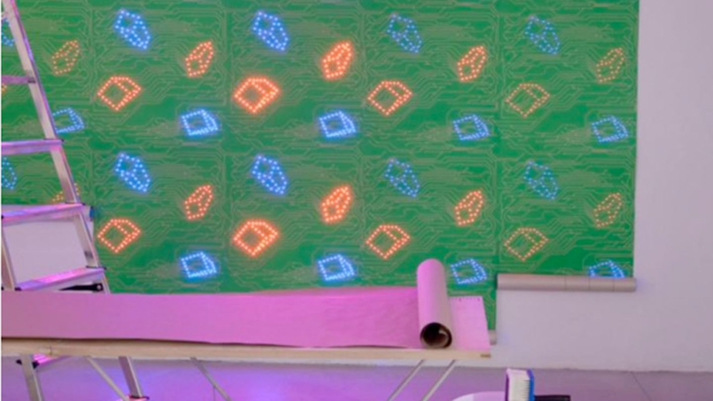 Architects Paper stellt LED-Tapete vor - [SCHÖNER WOHNEN]