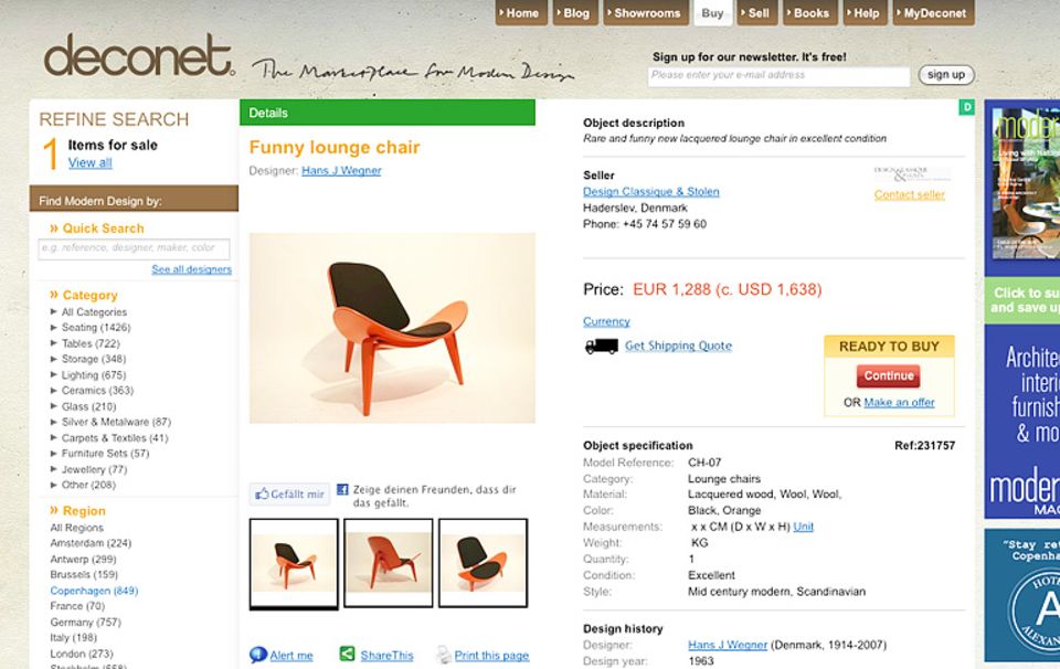 "Deconet": Online-Marktplatz für Möbel und Accessoires - Bild 6 ...