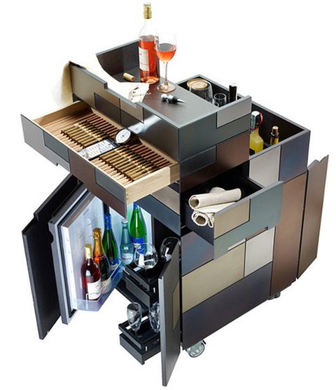 Kubischer Barcontainer von Nomad Kitchen - [SCHÖNER WOHNEN]