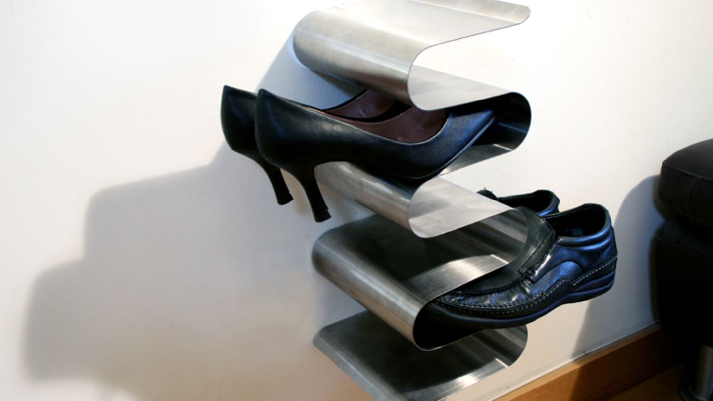 Schuhregal zum Klemmen - [SCHÖNER WOHNEN]