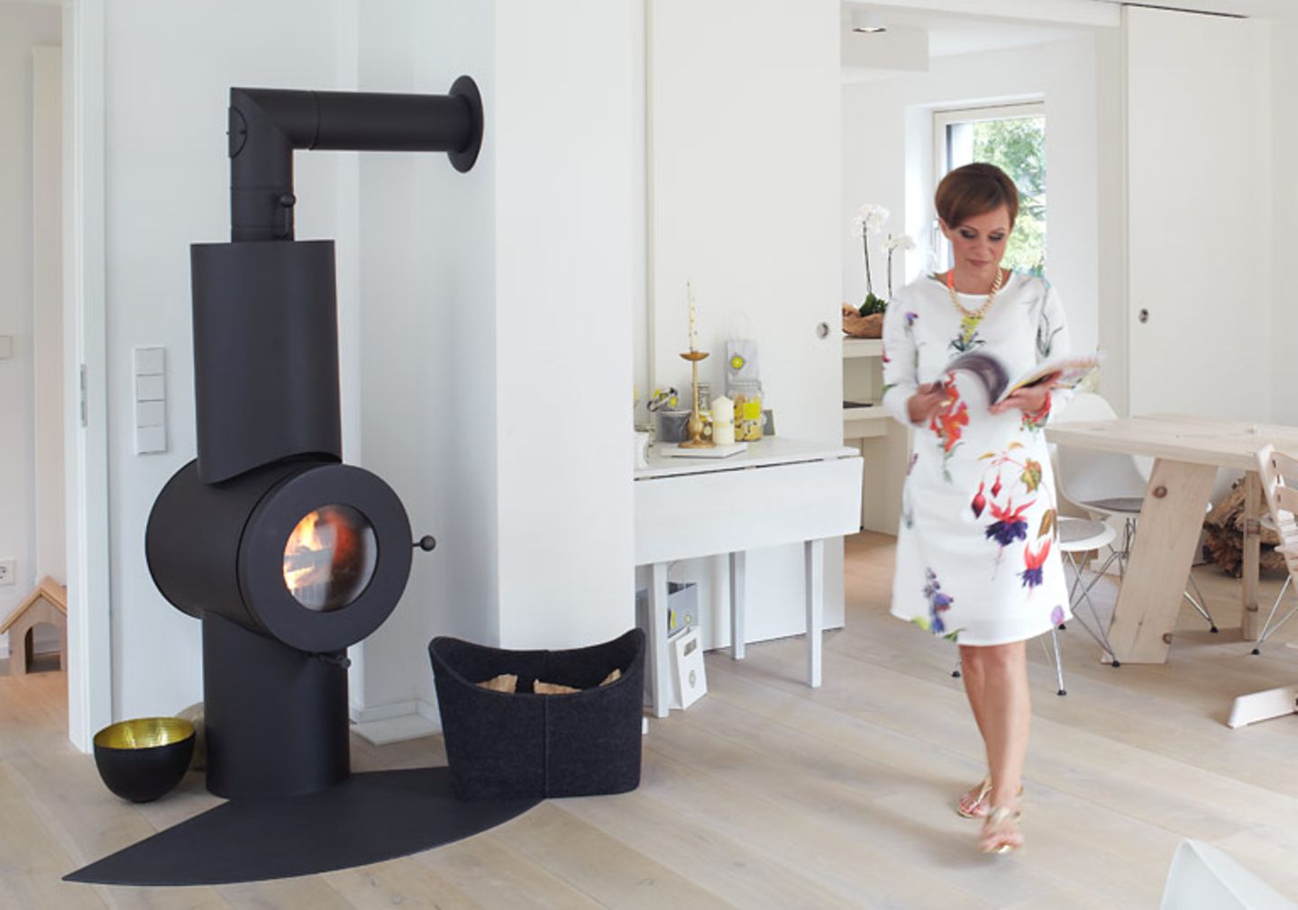 Kaminofen für den Loft-Stil - [SCHÖNER WOHNEN]