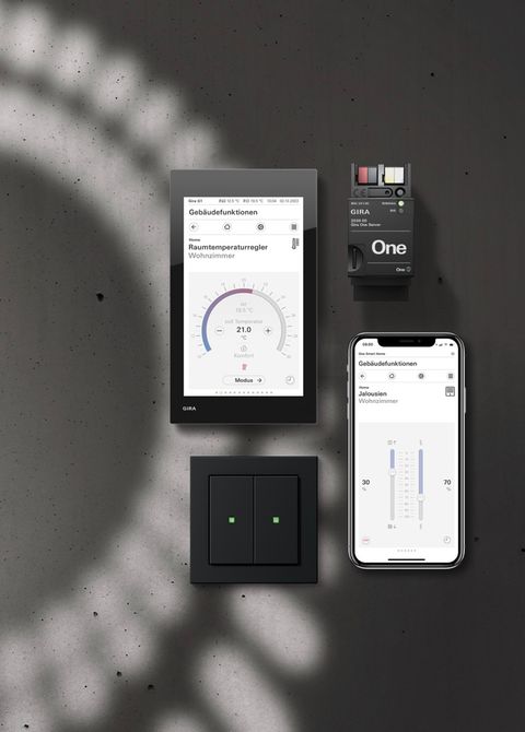 Gira "One": Schickes Smart Home aus einer Hand - [SCHÖNER WOHNEN]