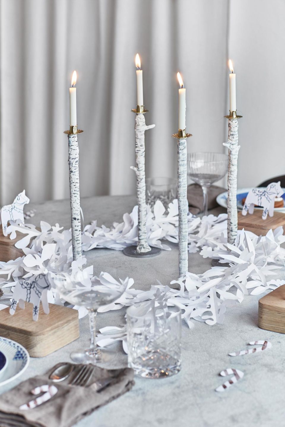 Winterkranz aus Papier zum Selbermachen – Anleitung & Download ...