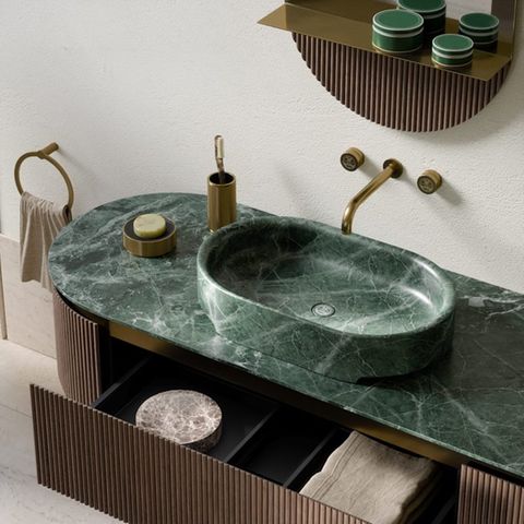 Marmor im Badezimmer – die schönsten Ideen - [SCHÖNER WOHNEN]